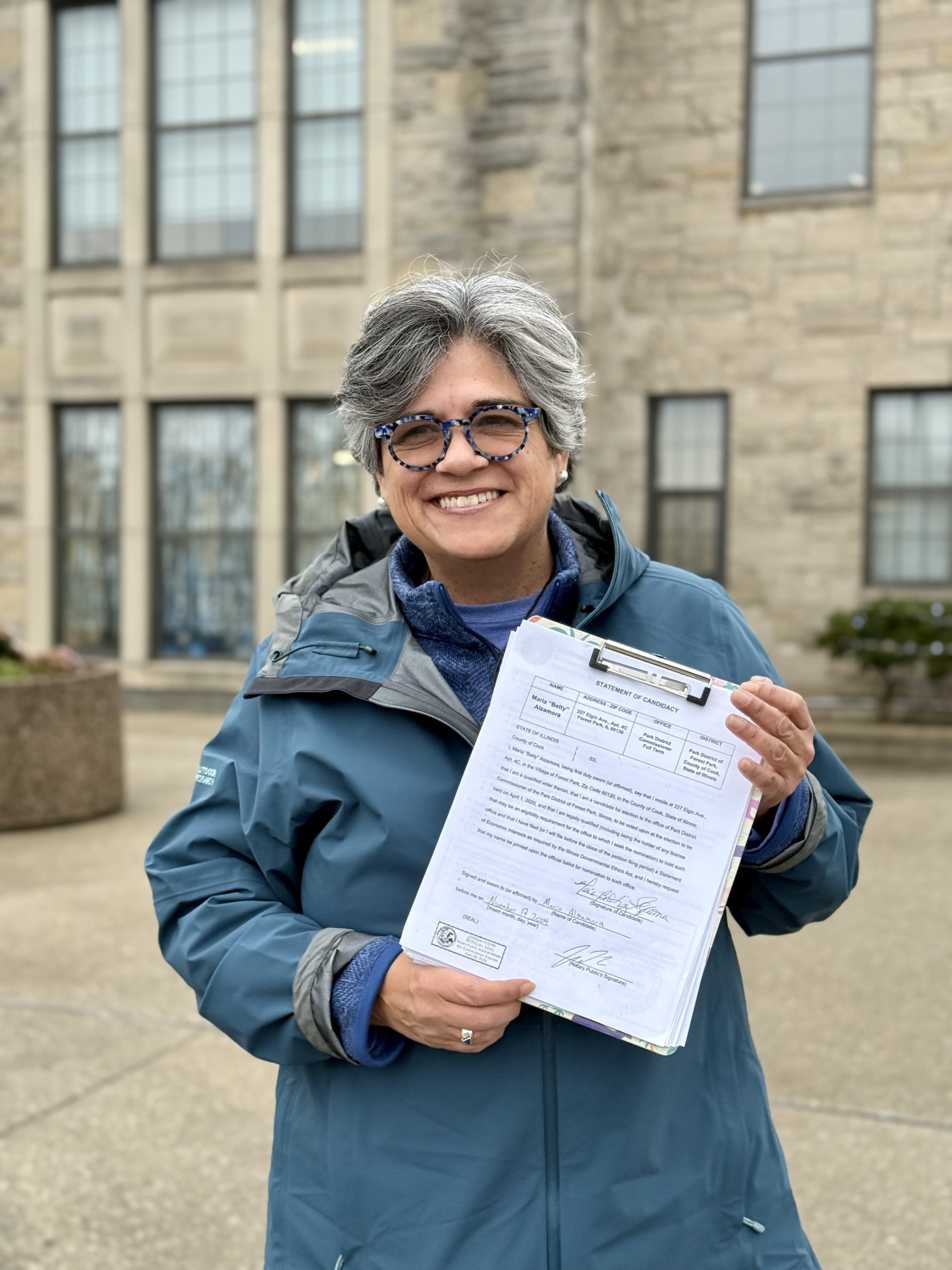 Local activist Maria ‘Betty’ Alzamora runs for park board - Forest Park ...